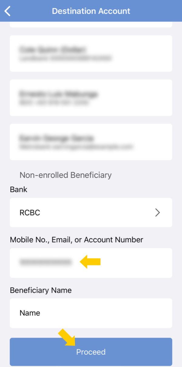 Give Through Bank Transfer / Direct Bank Deposit: RCBC Mobile App ...