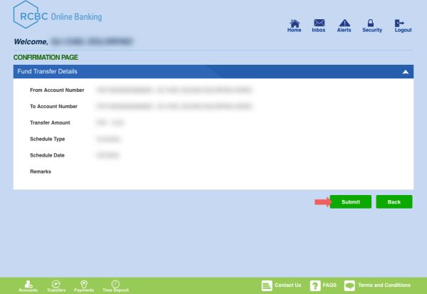 Give Through Bank Transfer / Direct Bank Deposit: RCBC Website - Christ ...
