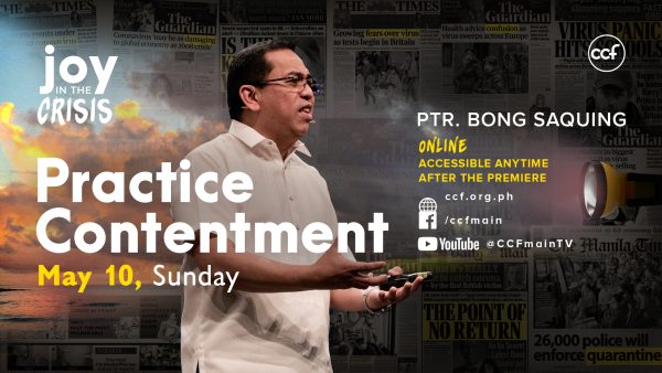 Practice Contentment - PM - Christ's Commission Fellowship