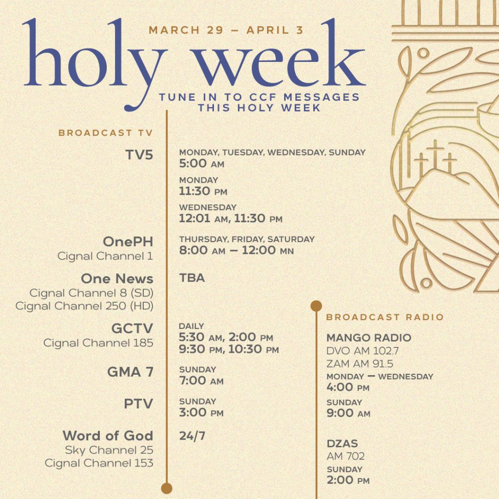 Holy Week Digiposter 03 - Christ's Commission Fellowship