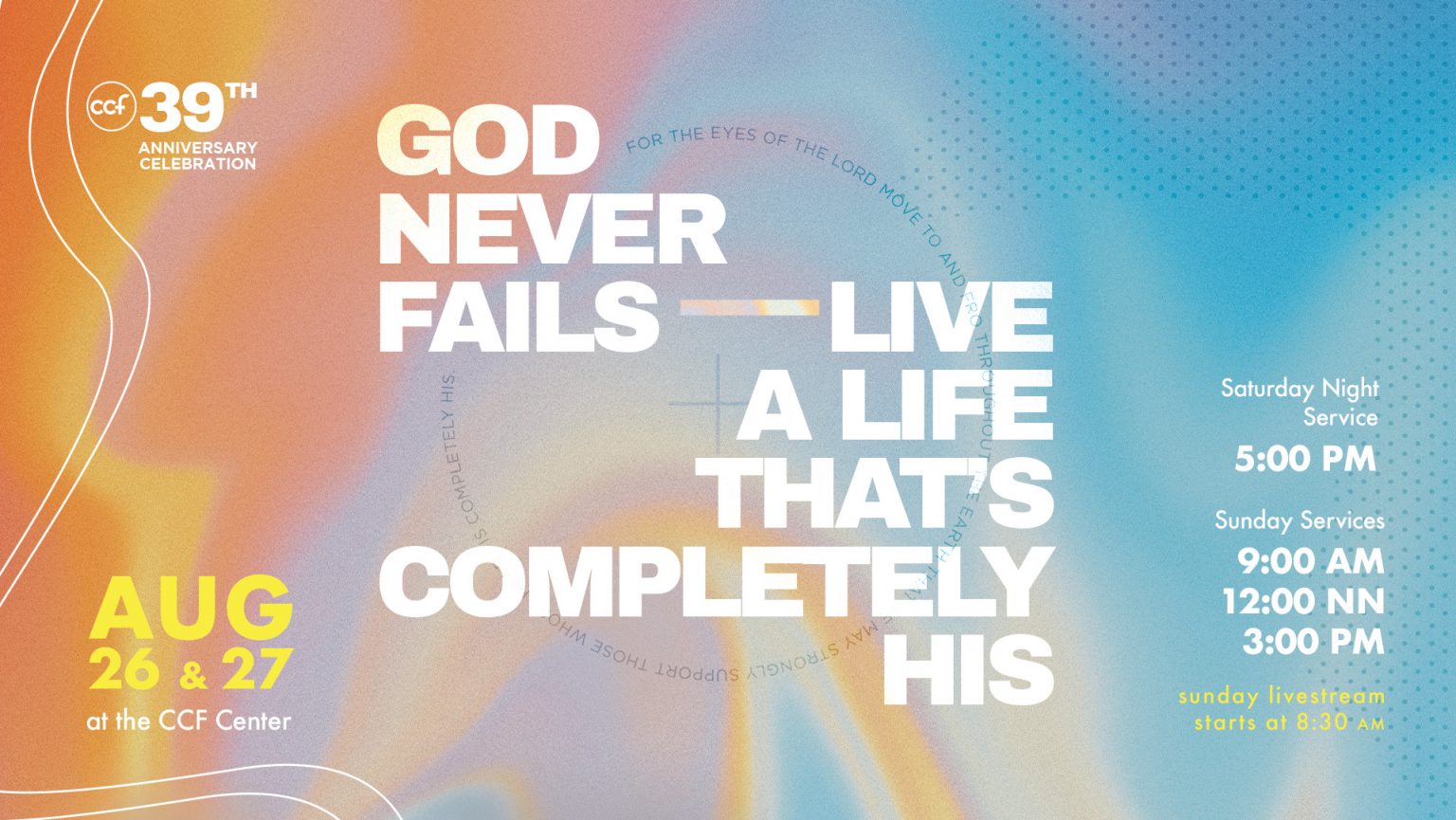 Devote Your Heart To God - Christ's Commission Fellowship