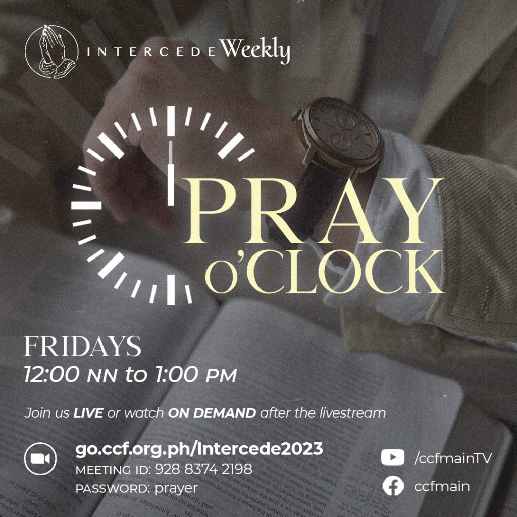 Pray o'Clock SQ news app - Christ's Commission Fellowship