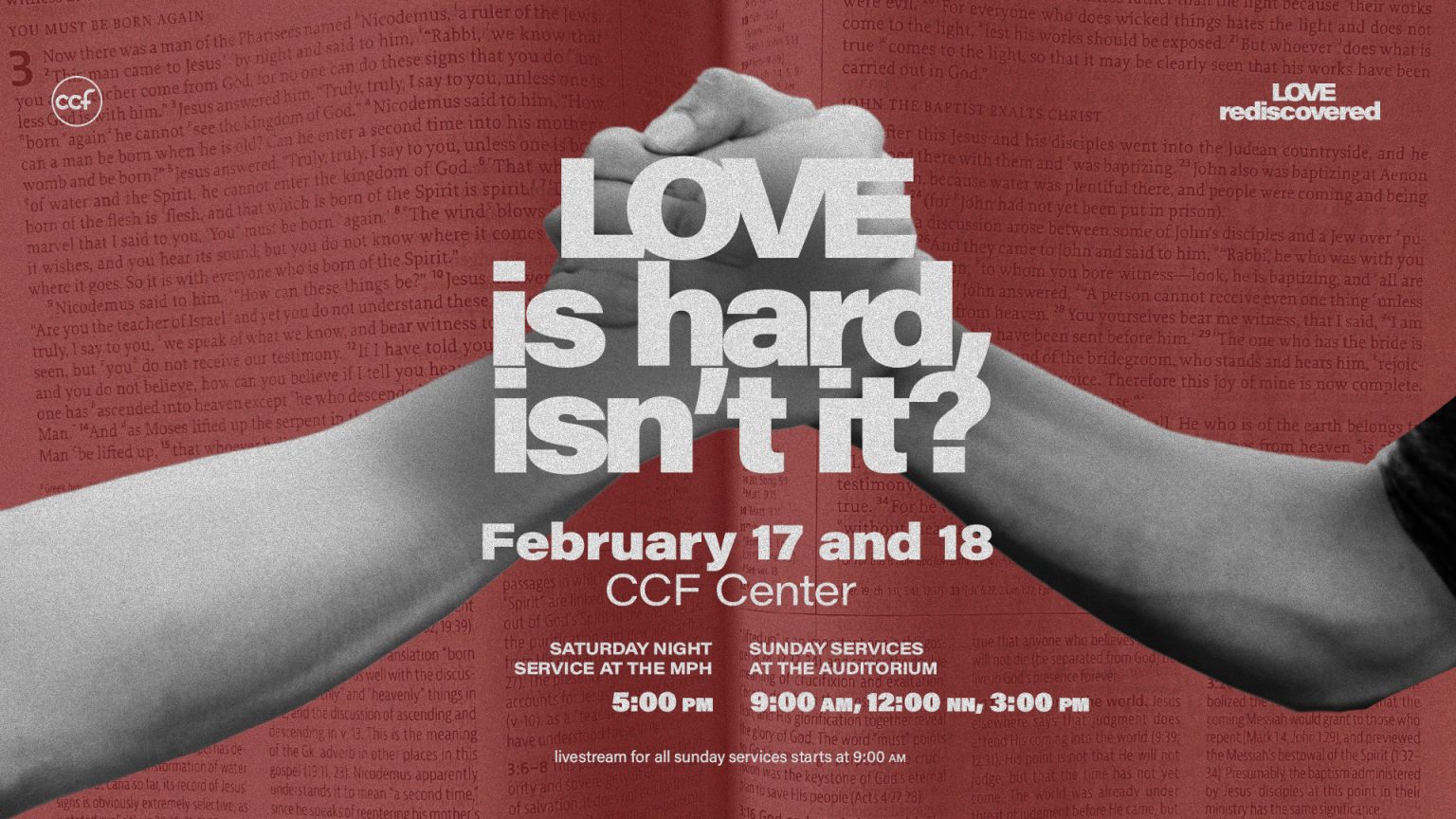 Love Is Action - AM - Christ's Commission Fellowship