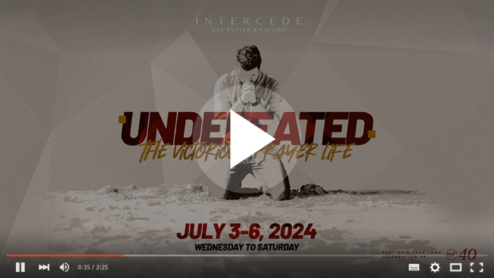 Intercede - Christ's Commission Fellowship