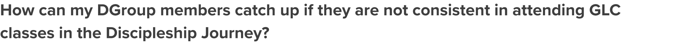 Discipleship Journey 2024-FAQS - Christ's Commission Fellowship