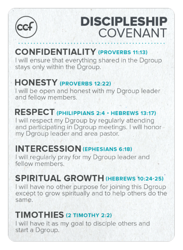 Discipleship Journey - Christ's Commission Fellowship